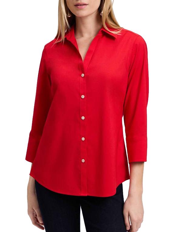 FOXCROFT FOXCROFT Mary Button-Up Blouse